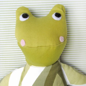 Frog Easy Sewing Pdf Pattern. Stuffed Toy Frog Sewing Pattern for ...