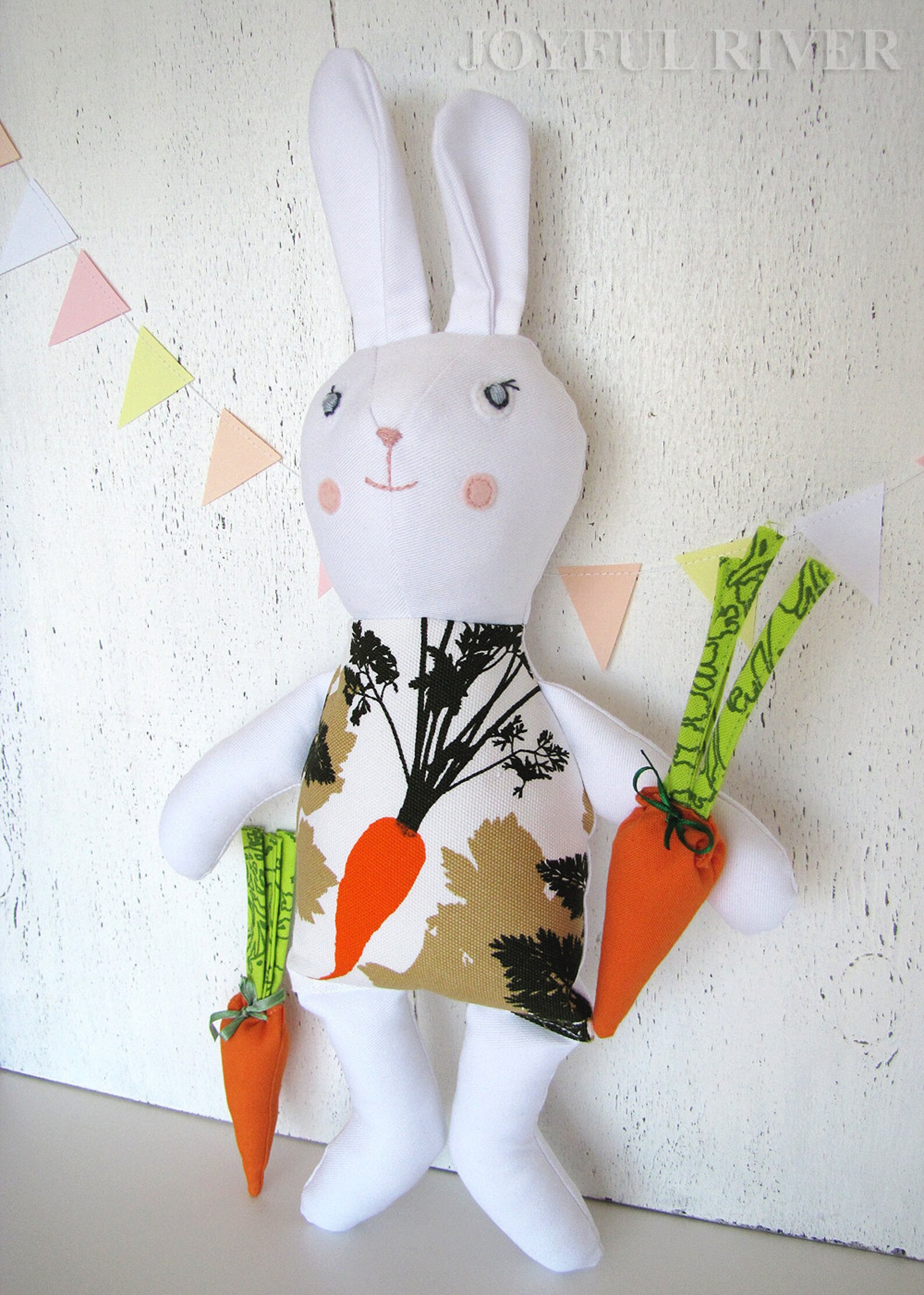 Stuffed Toy Bunny Pdf Sewing Pattern Easter Bunny Rabbit - Etsy