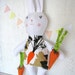 Stuffed Toy Bunny Pdf Sewing Pattern - Easter Bunny Rabbit Hare Pdf ...