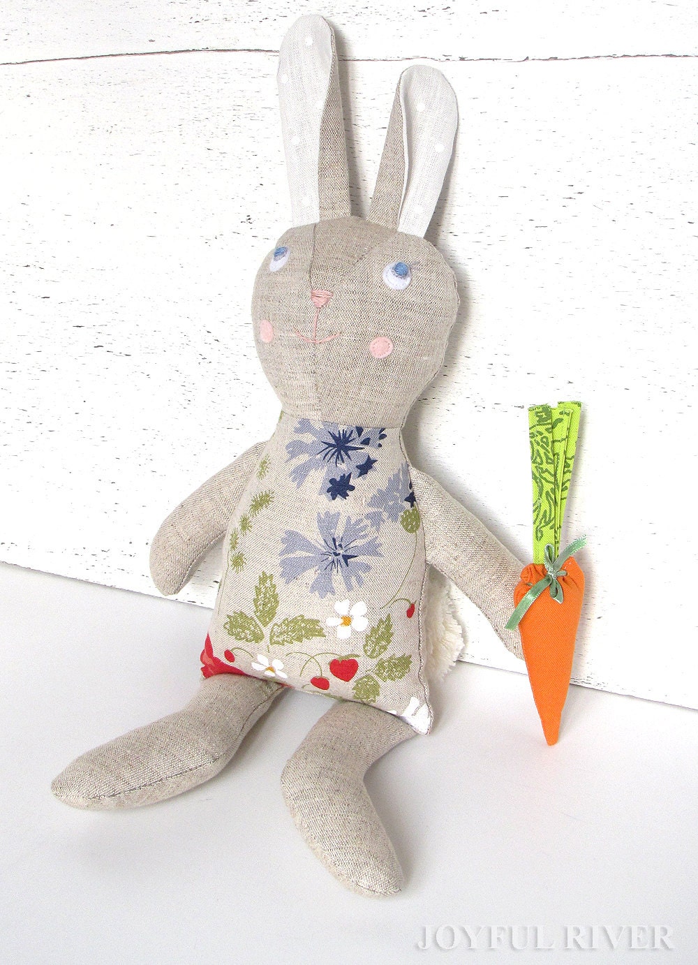 Stuffed Toy Bunny Pdf Sewing Pattern Easter Bunny Rabbit | Etsy