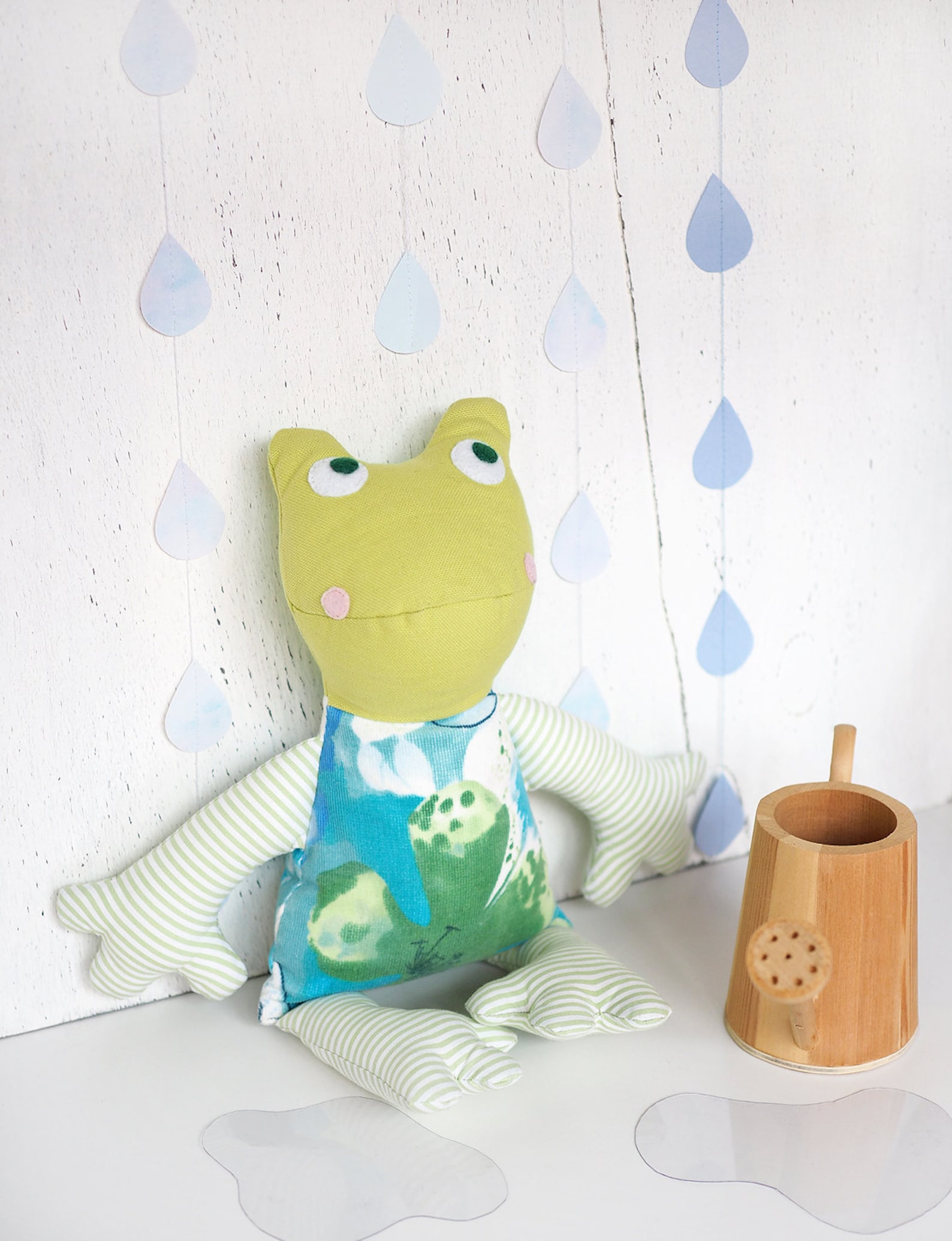 Frog Easy Sewing Pdf Pattern. Stuffed Toy Frog Sewing Pattern for ...