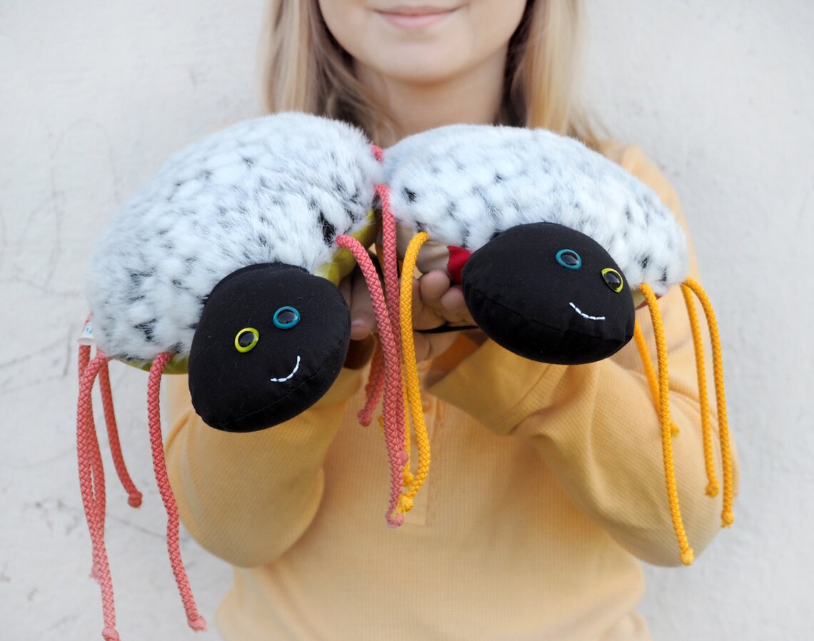 Plush Spider Toy. Spider Hand Puppet. Bright Modern Toy. - Etsy