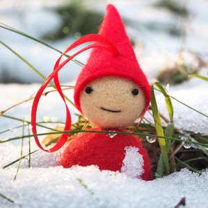 Christmas Elf Ornament PDF Pattern. Gnome DIY Tutorial Sewing Pattern ...