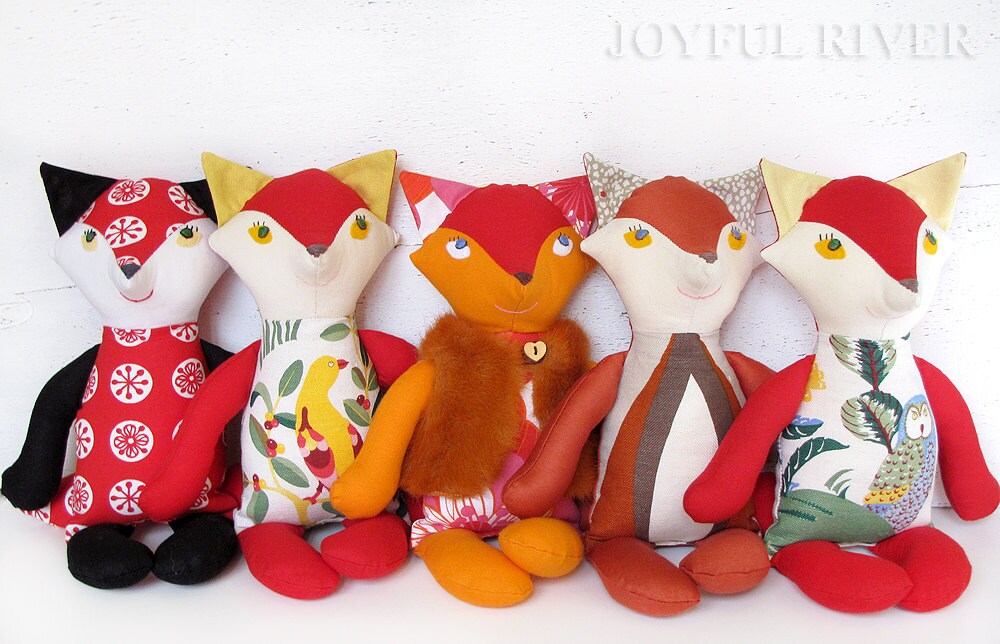 Fox Sewing Pattern PDF Fox Doll Sewing Tutorial Stuffed Toy - Etsy