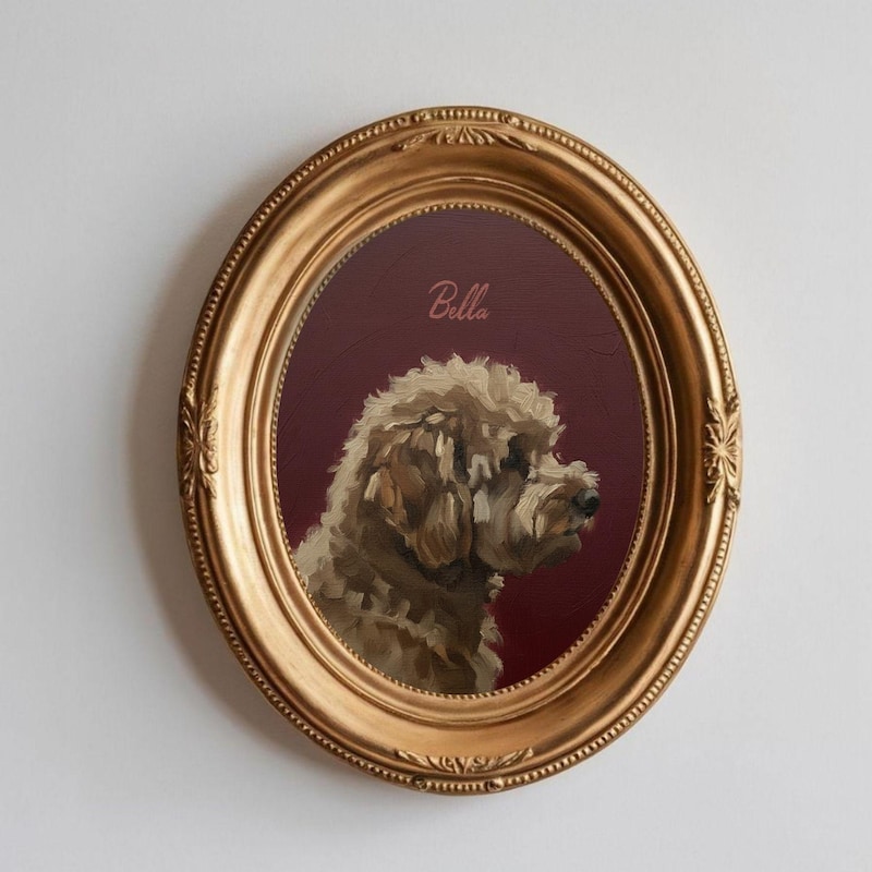Custom Dog Cavapoo Art - Etsy