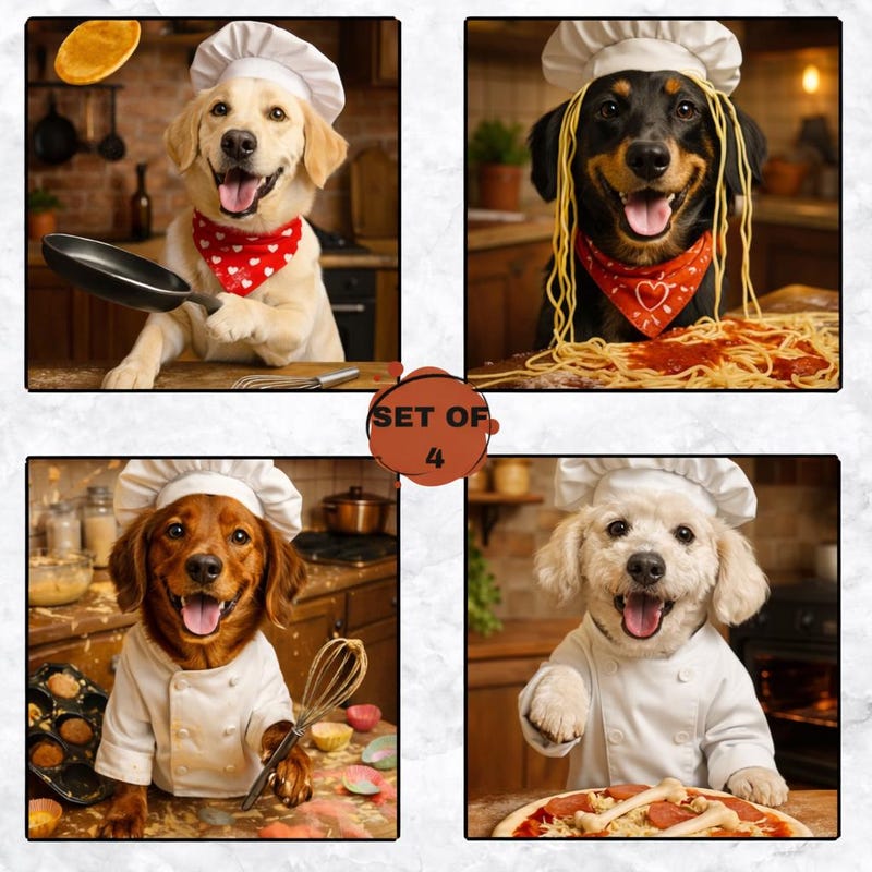 Personalized Dog Chef - Etsy