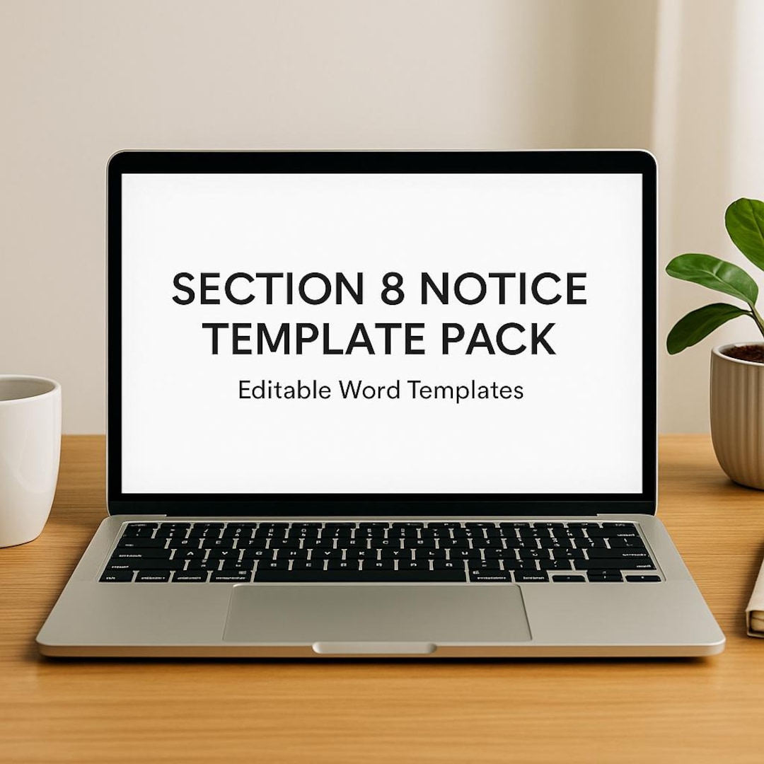 Section 8 Notice Template UK: Landlord Eviction Letter Pack (word ...