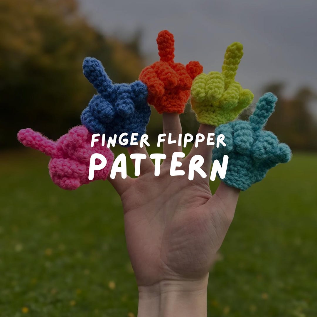 Crochet Cursed Finger Flipper Pattern - Etsy