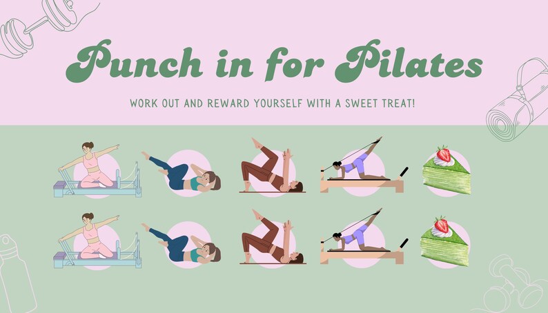 Printable Reward Punch Card Templates | Pilates & Workout Motivation ...