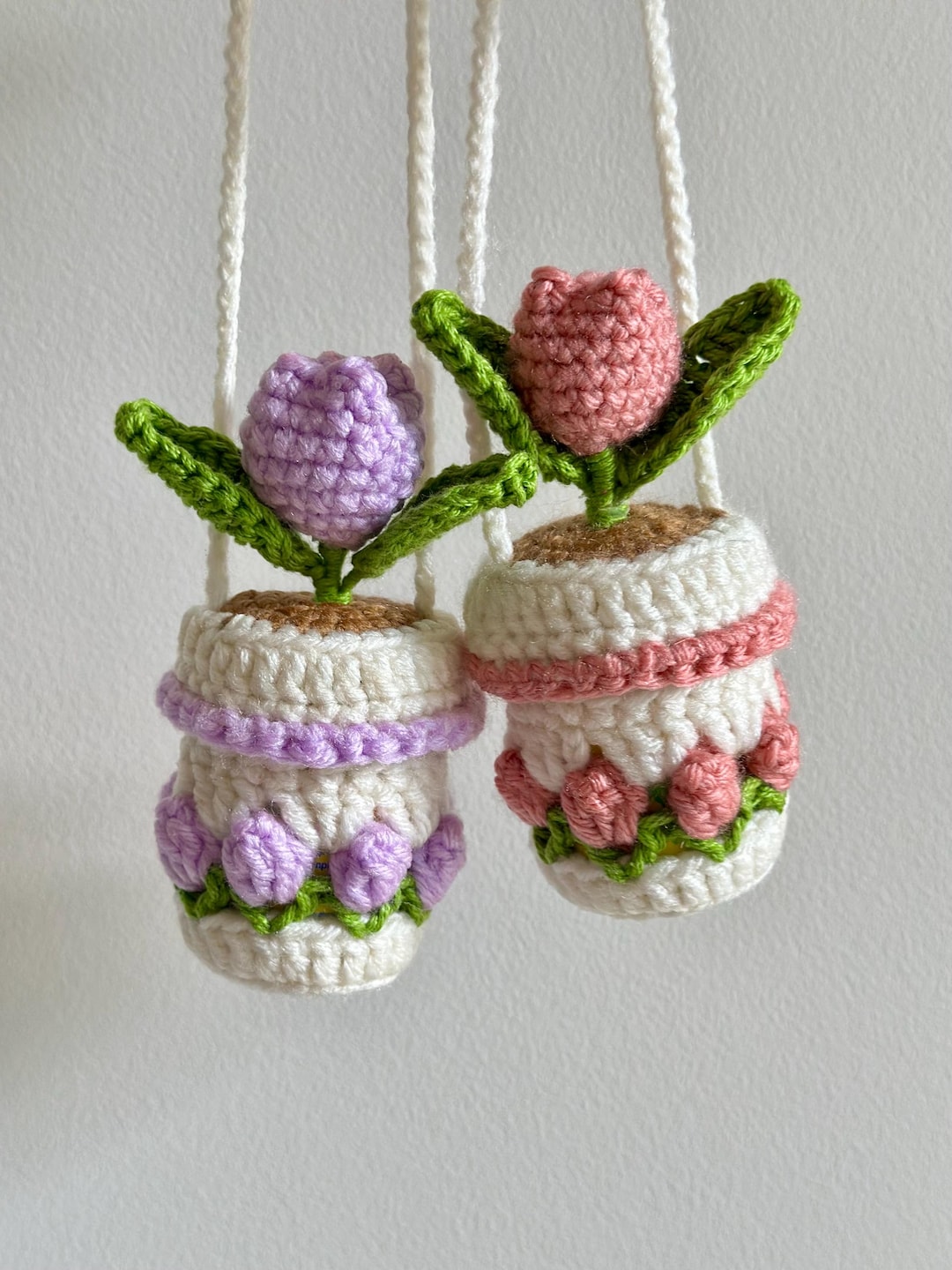 Tulip Yadom Inhaler Case Crochet Pattern | Thai Inhaler Holder Keychain ...
