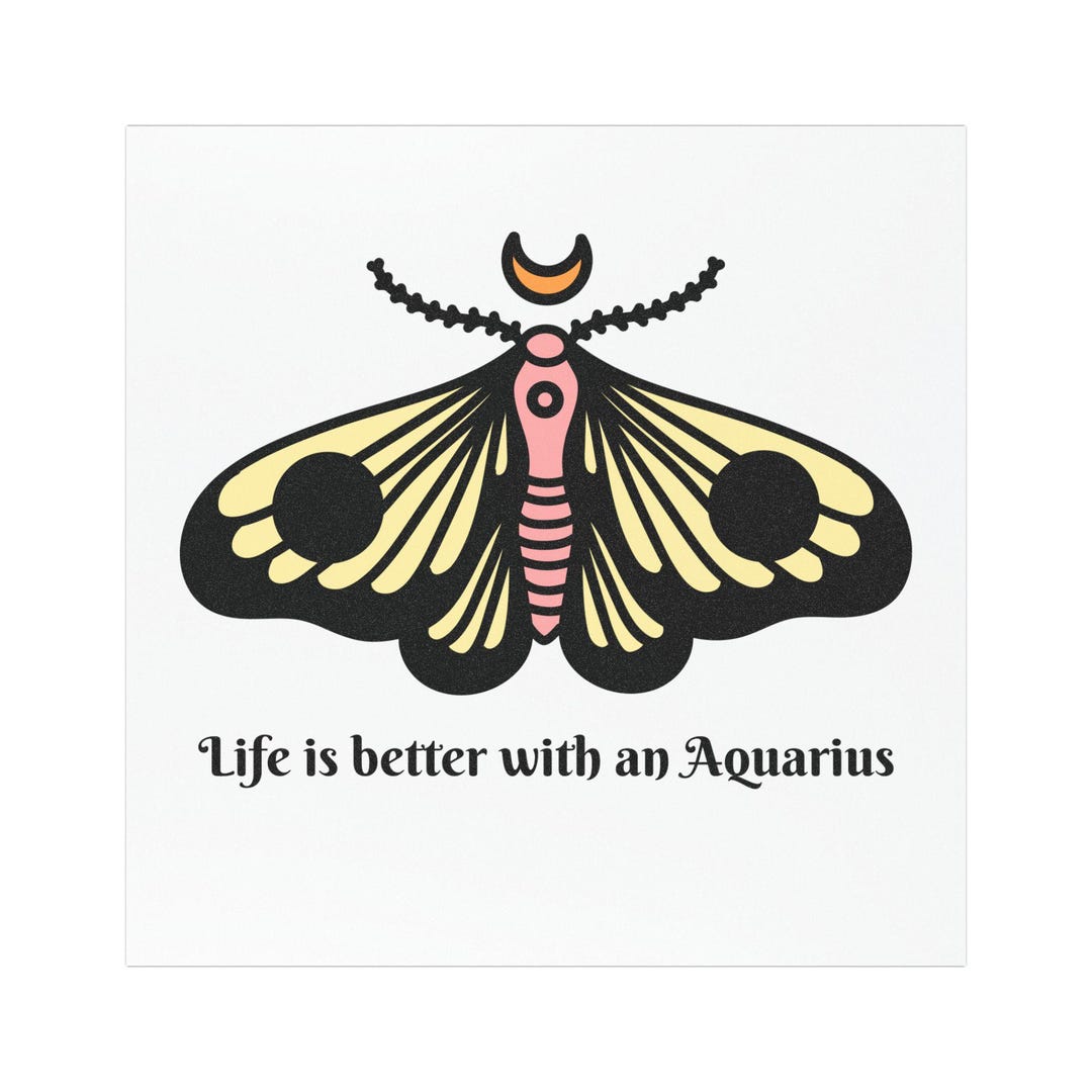 Aquarius Car Magnet - Life is Better Decor, Astrology Gift - Etsy