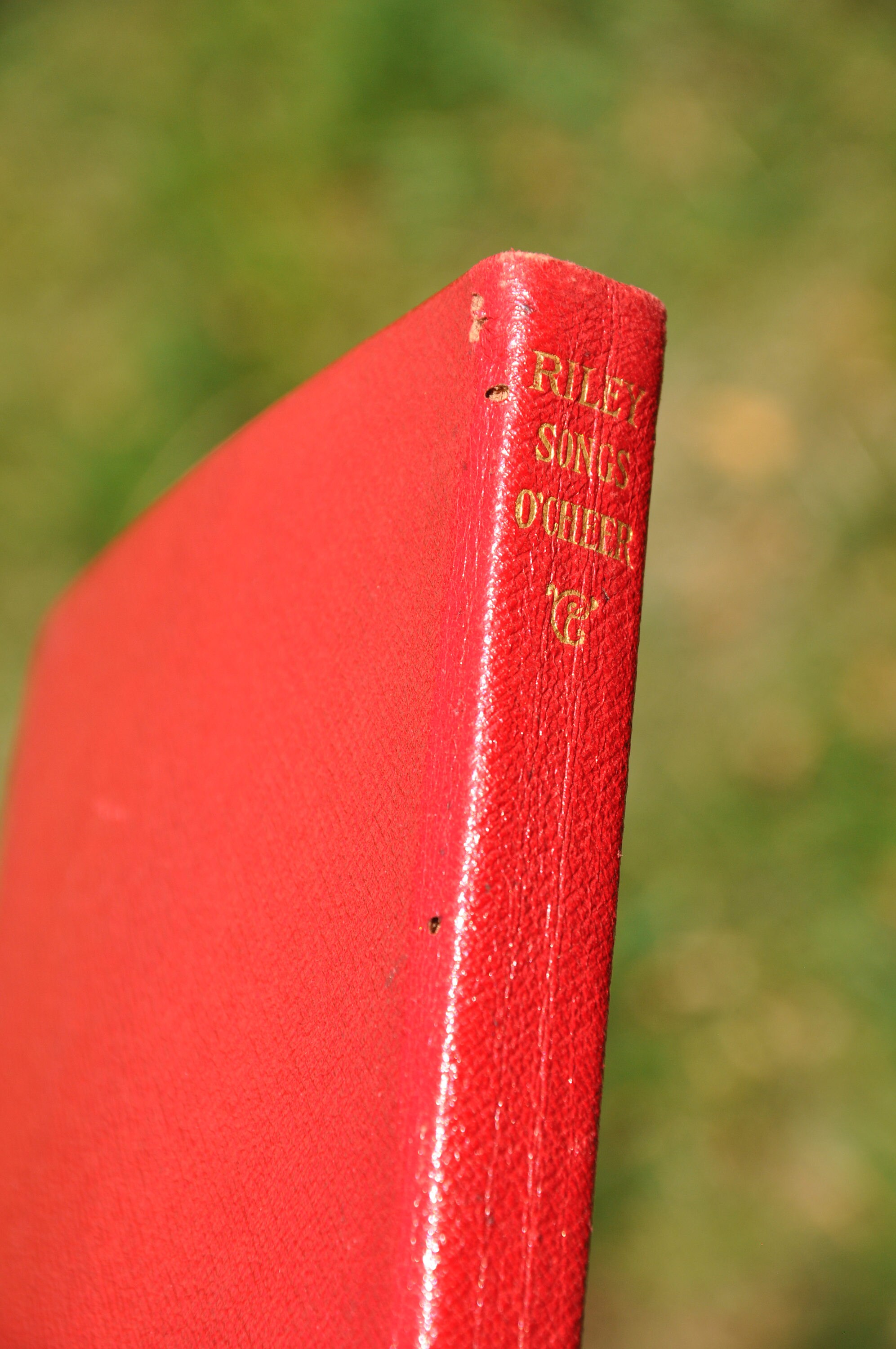 Riley Songs O' Cheer by James Whitcomb Riley Published Bowden-merrill ...