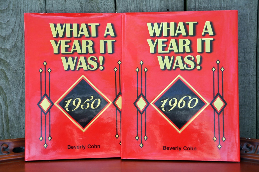 Book Lot of 2 What a Year It Was 1950 What a Year It Was - Etsy