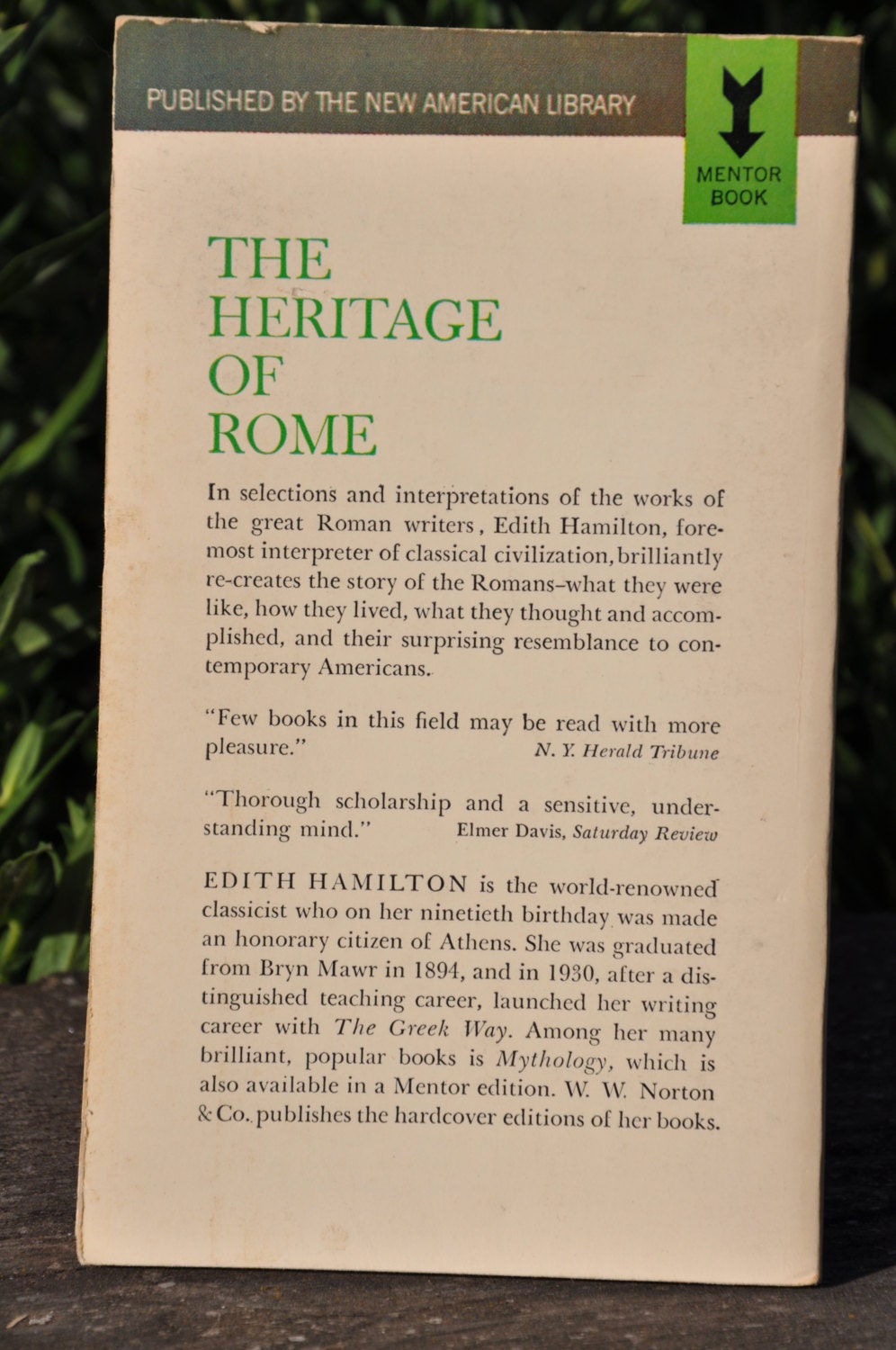 The Roman Way to Western Civilization by Edith Hamilton - Etsy