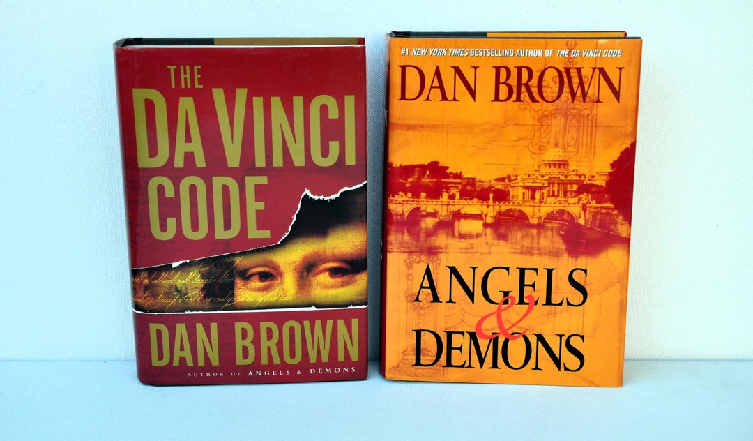 The Da Vinci Code and Angels and Demons by Dan Brown - Etsy