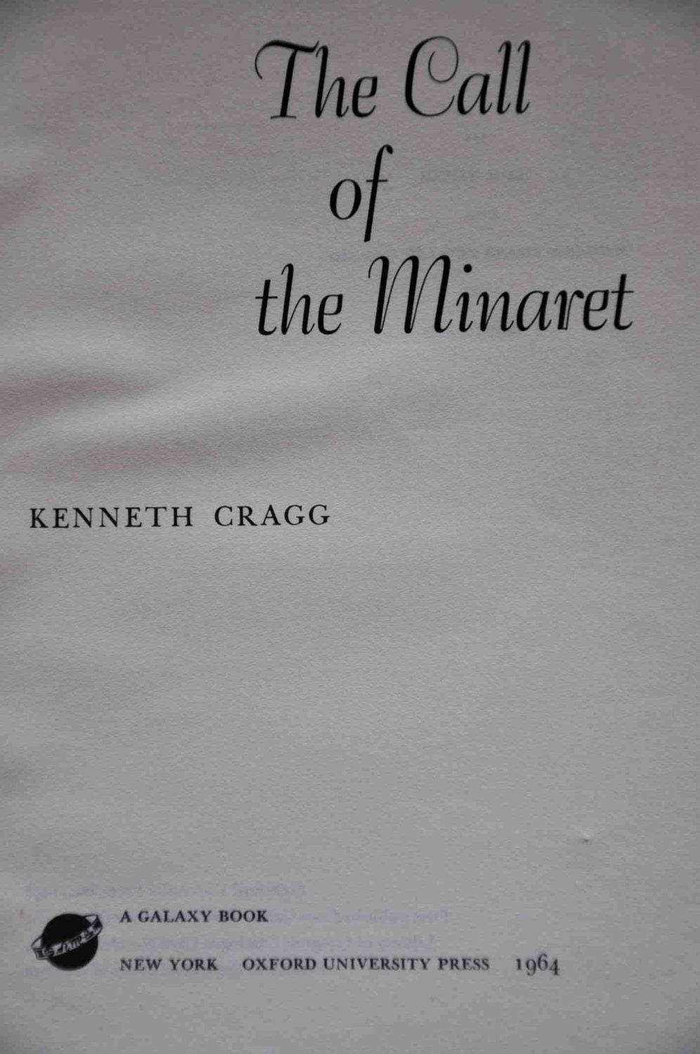 The Call of the Minaret by Kenneth Cragg published 1964 | Etsy