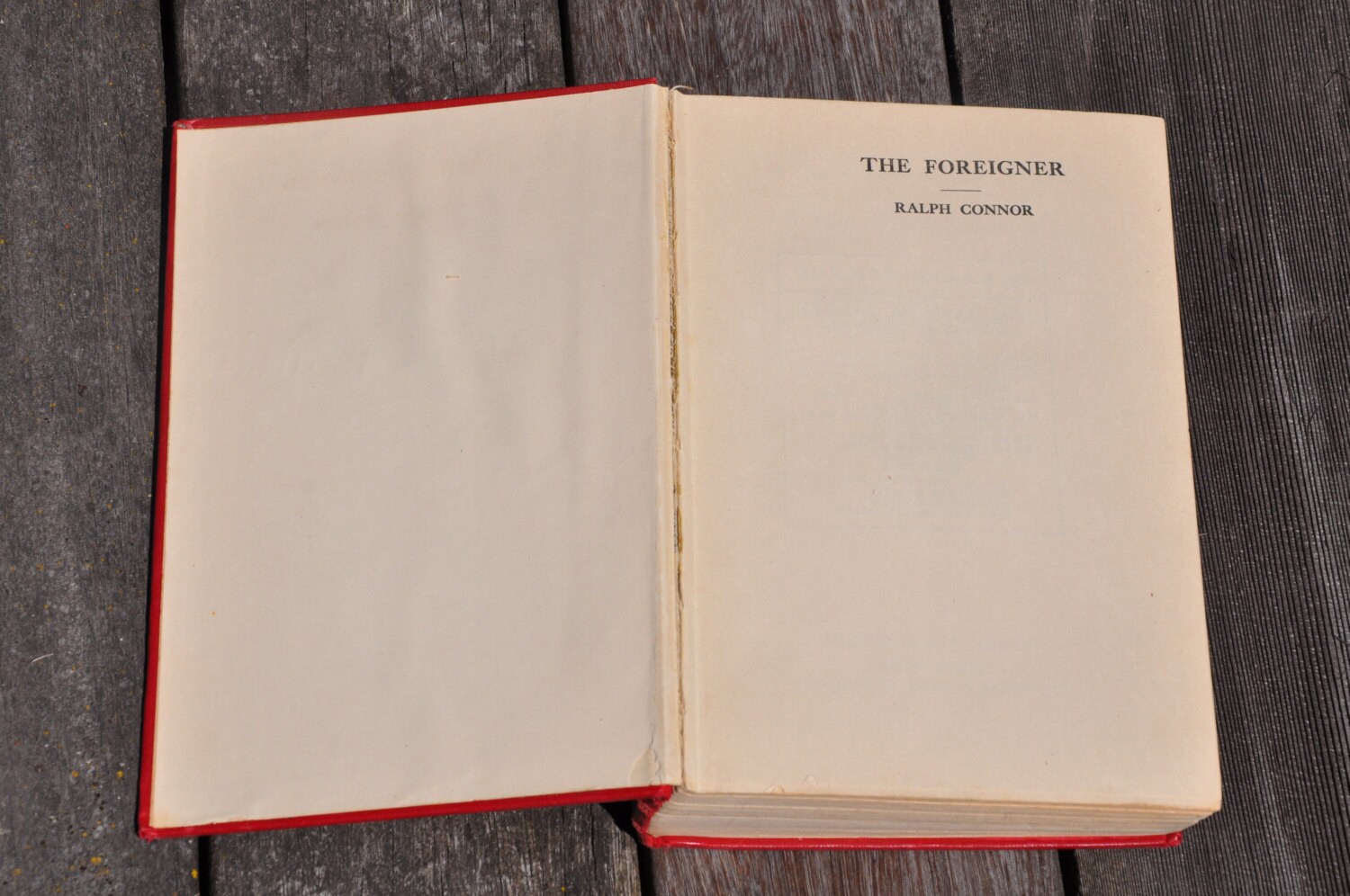 The Foreigner by Ralph Connor, the Tale of Saskatchewan 1909 - Etsy