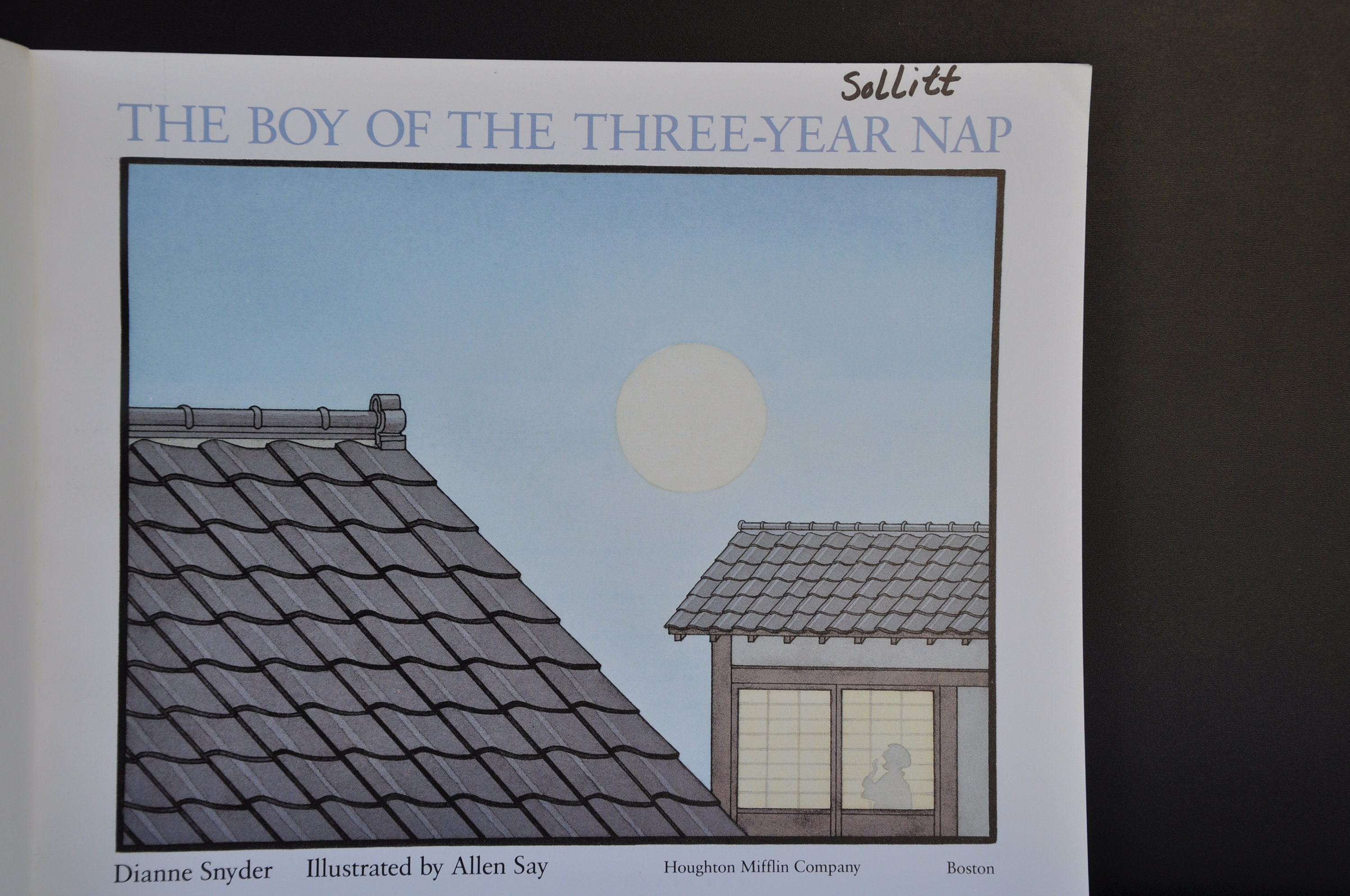 The Boy of the Three-year Nap by Dianne Snyder Illustrated by - Etsy