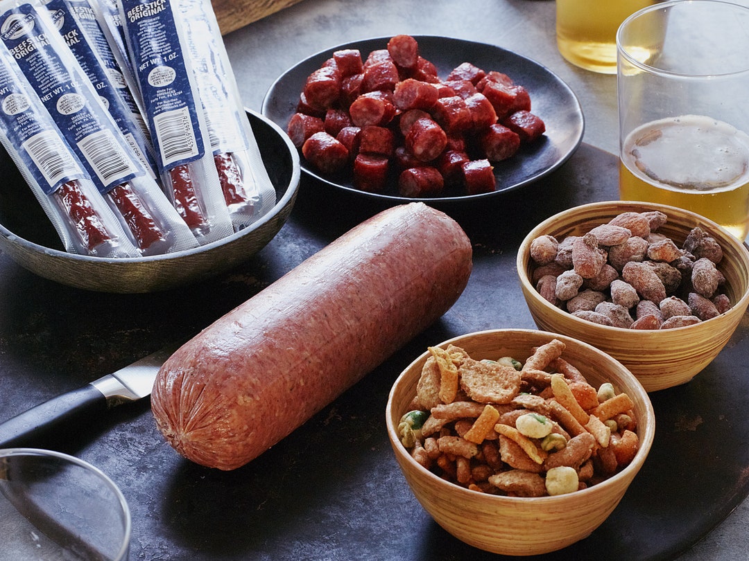 Damn Man Deluxe Beef & Brews Box Gourmet Nuts Snack Mix - Etsy