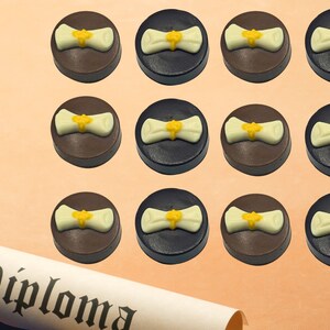 12 Handmade Graduation Chocolate Covered Sandwich Cookies - Premium ...