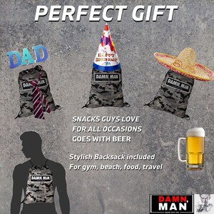 Damn, Man Beef, Bacon Cheddar, and Nut Charcuterie Bag - Summer Sausage ...