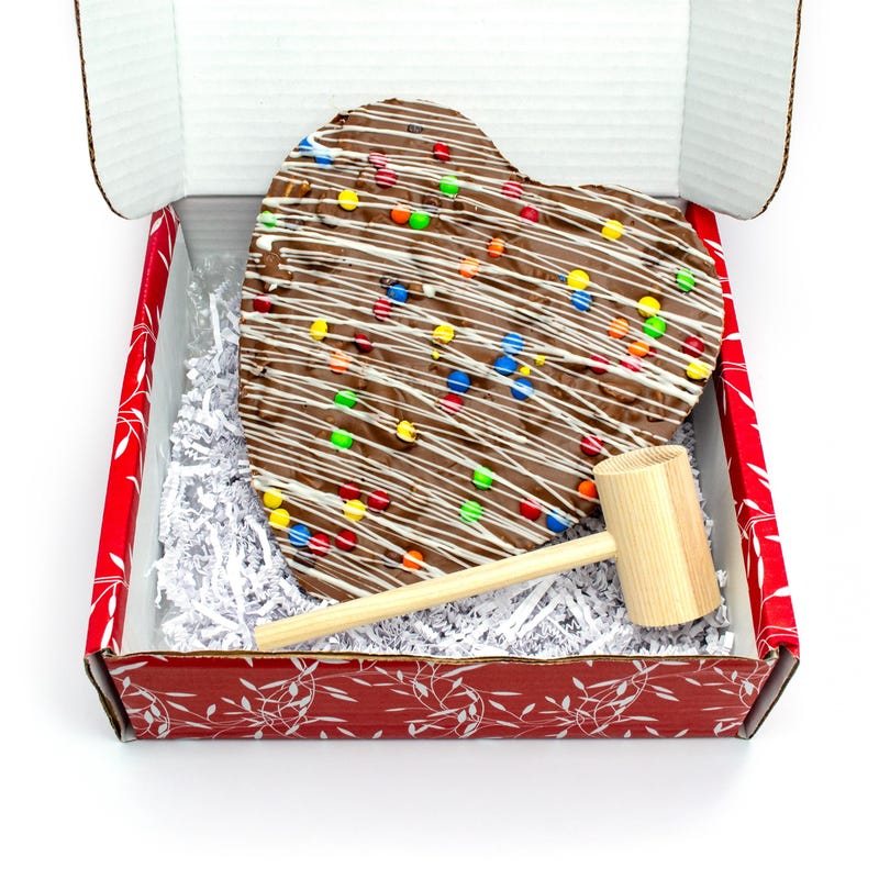 Chocolate Breakable Heart - Etsy