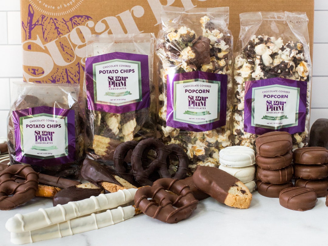 Sugar Plum Double Decadence Chocolate Gift Box- 42 Handmade Chocolates ...