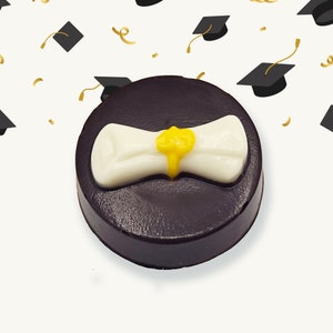 12 Handmade Graduation Chocolate Covered Sandwich Cookies - Premium ...