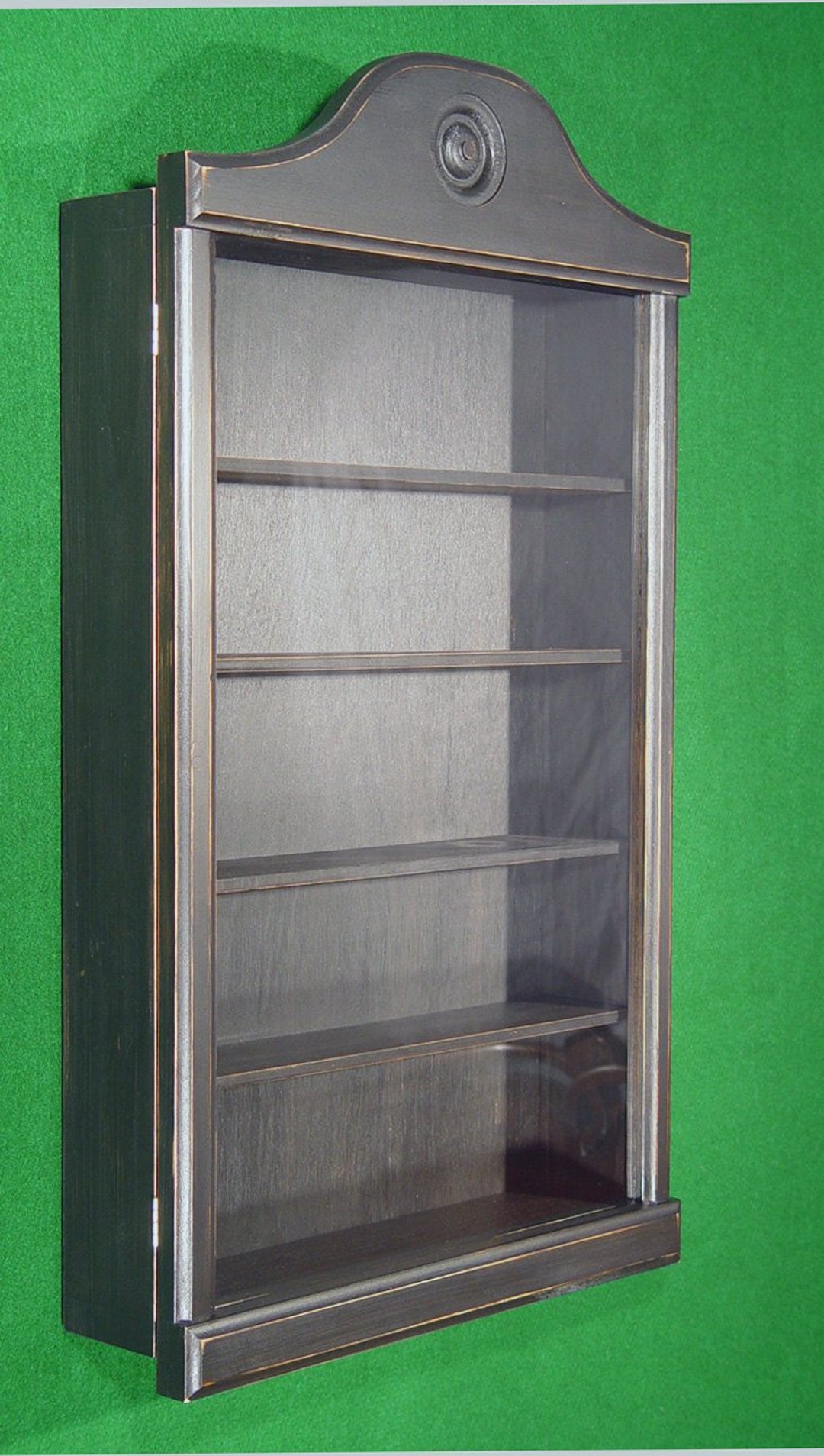 Custom Color of Your Choice Wall Curio Cabinet, Display Case, Shadow ...
