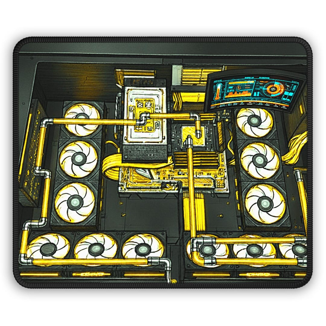 Custom PC Gaming Mouse Pad, High-tech Desk Decor - Etsy