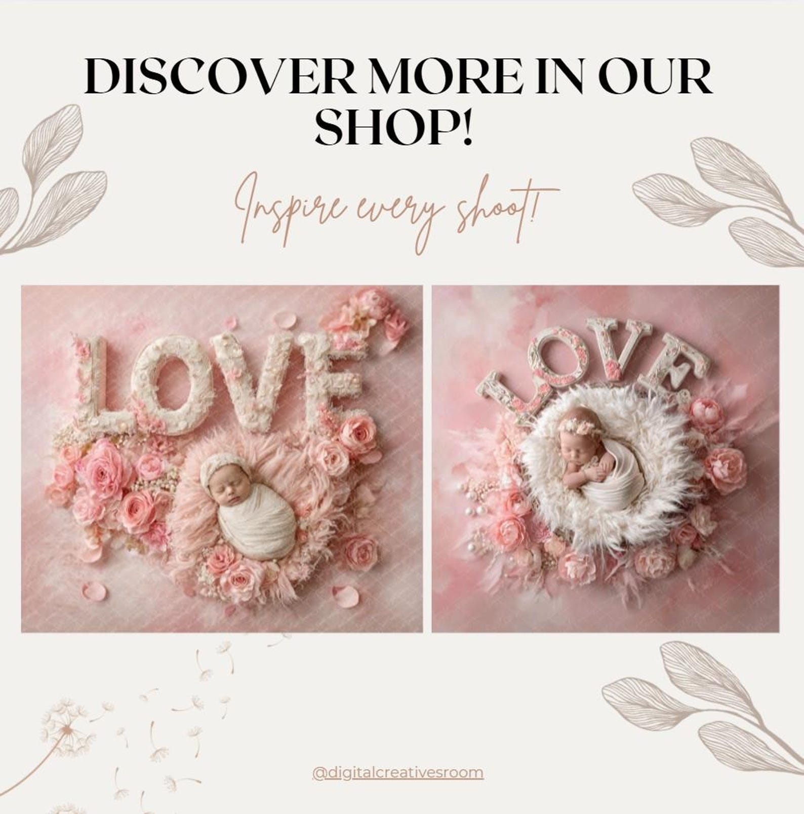 Newborn Baker Digital Backdrop: Bakery Baby Photo Prop (PSD File) - Etsy