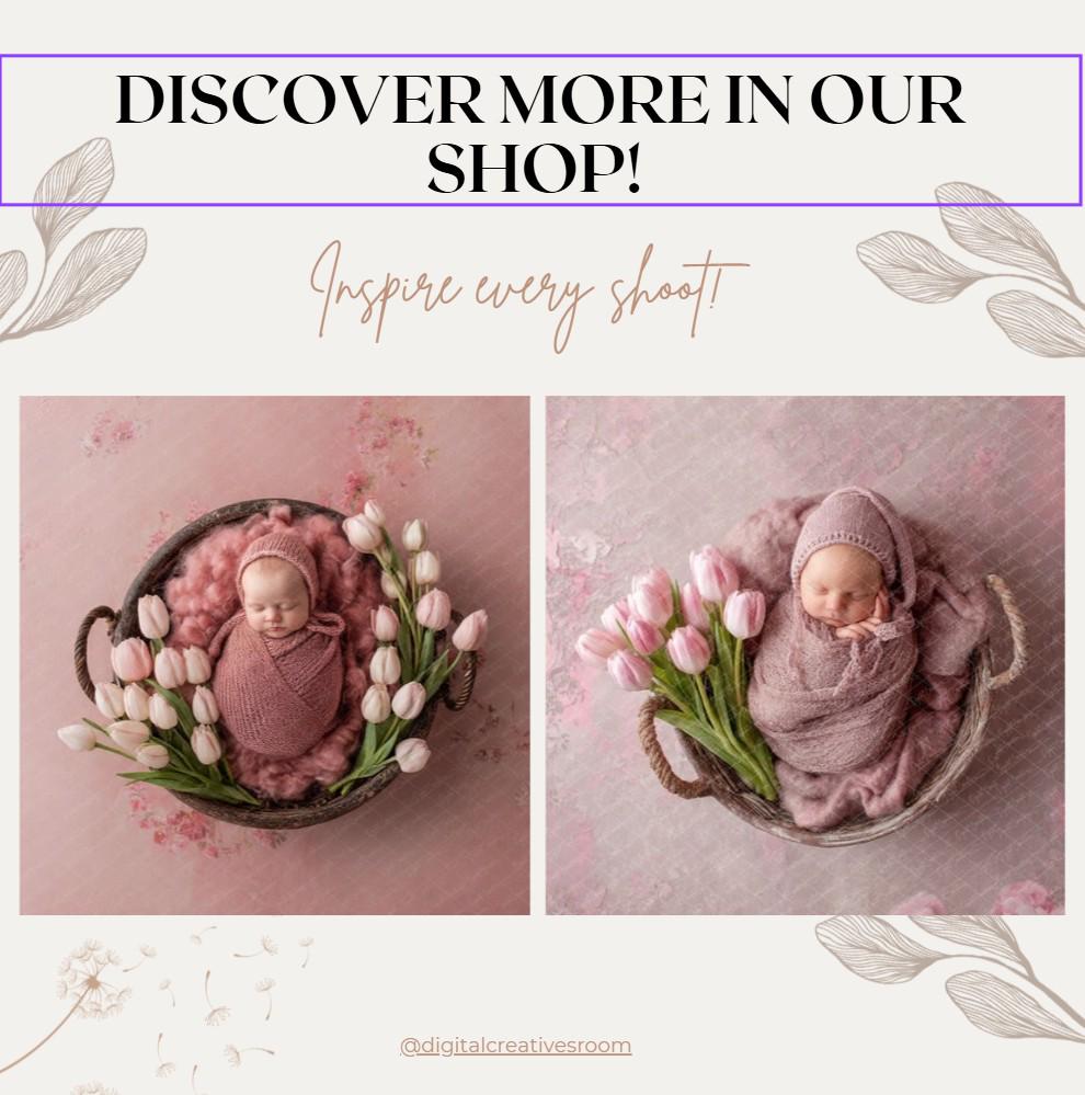 Newborn Baker Digital Backdrop: Bakery Baby Photo Prop (PSD File) - Etsy