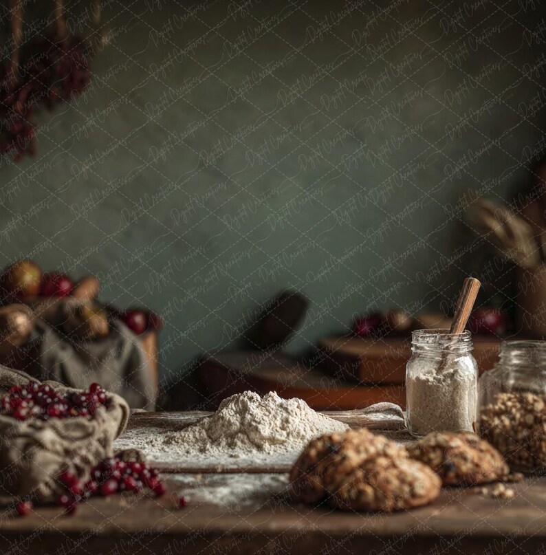 Charming Baker Digital Backdrop for Children Photography | Rustic ...