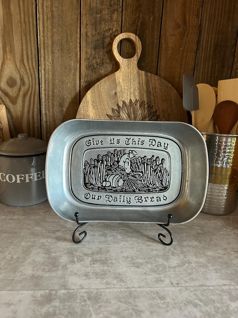 Vintage Wilton Armetale Bread Tray: Lord's Prayer Pewter Platter - Etsy