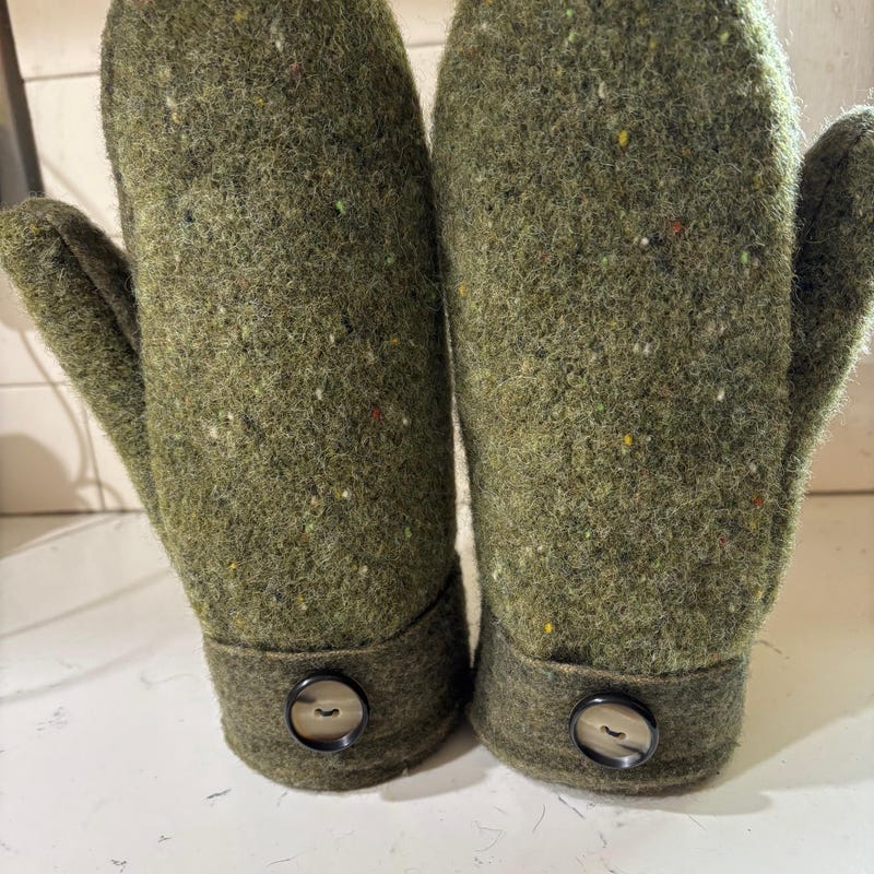 Recycled Wool Mitten - Etsy
