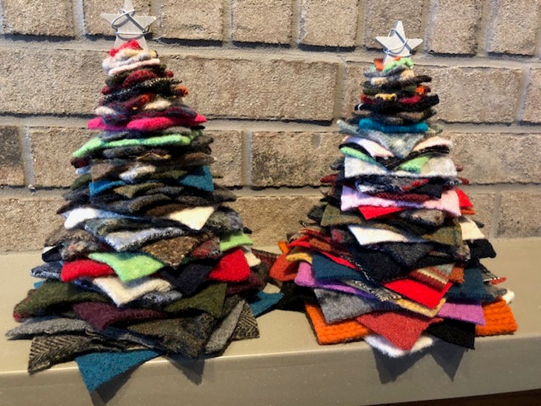 Repurposed Wool Sweater Christmas Tree - Etsy