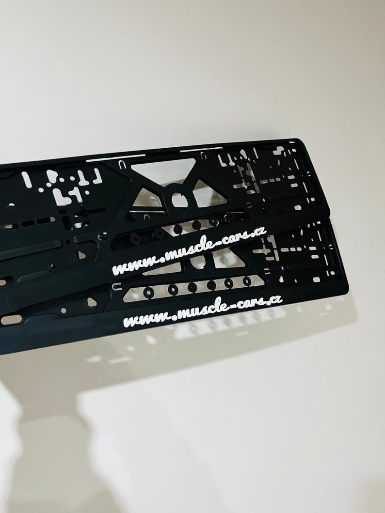 Custom 3D Printed License Plate Frame, EU/UK Car Accessory - Etsy