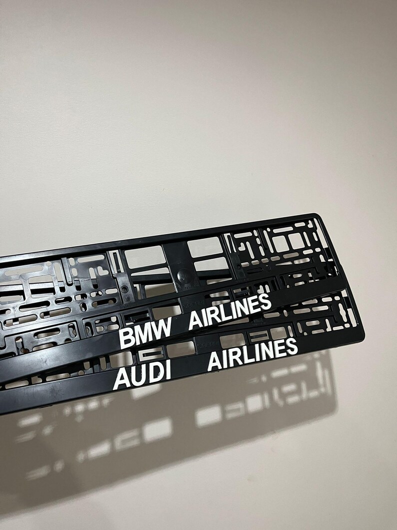 Custom 3D Printed License Plate Frame, EU/UK Car Accessory - Etsy