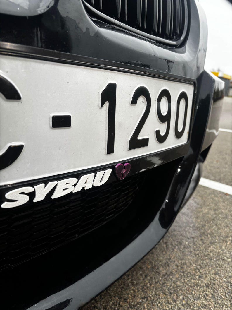 Custom 3D Printed License Plate Frame, EU/UK Car Accessory - Etsy