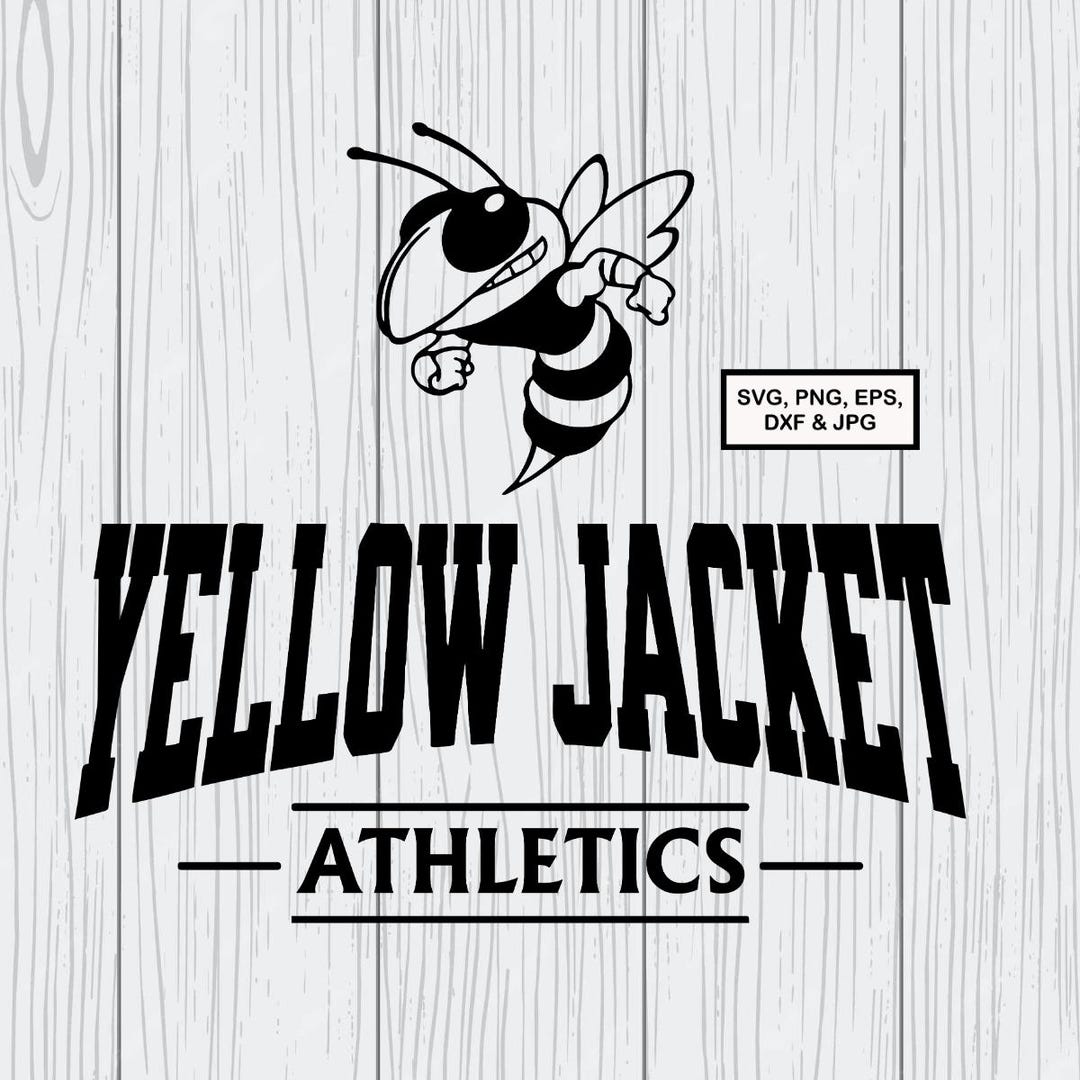 Yellow Jacket Athletics Mascot (svg, Png, Eps, Dxf, Jpg) (instant ...