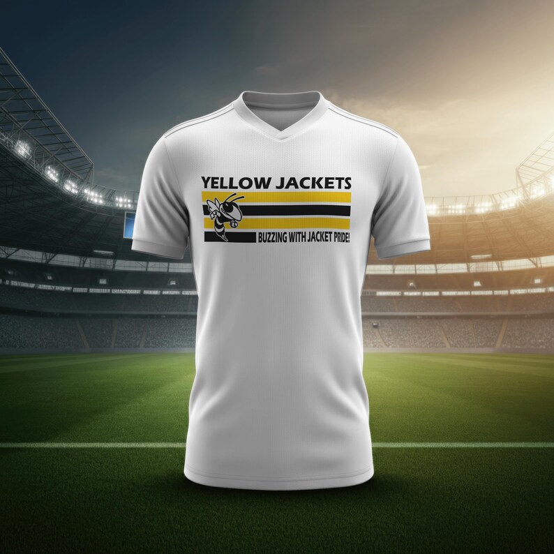 Yellow Jackets Buzz With Jacket Pride W Yellowjacket SVG/ Yellow Jacket ...