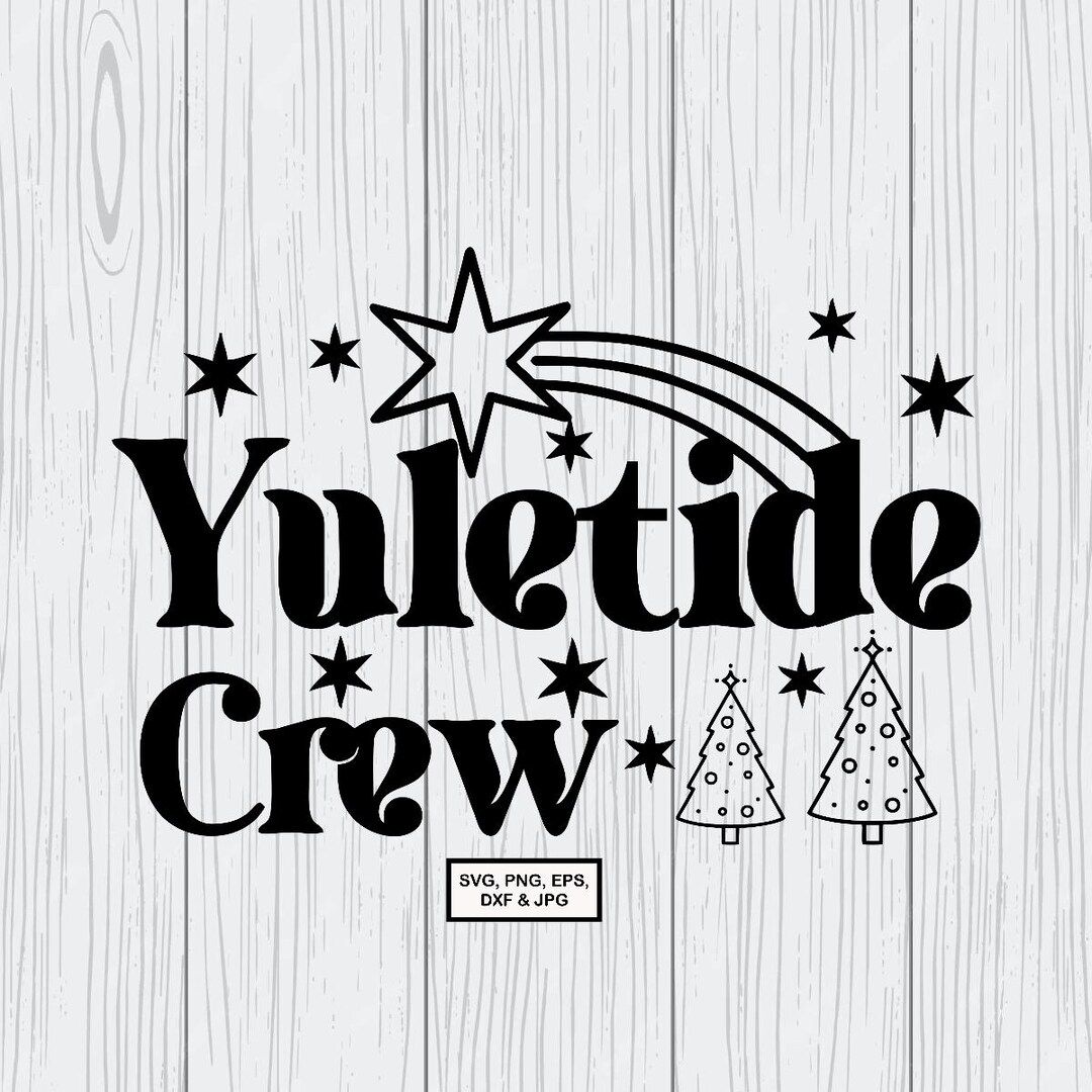 Yuletide Crew SVG, Christmas Shirt Logo (instant Download) - Etsy