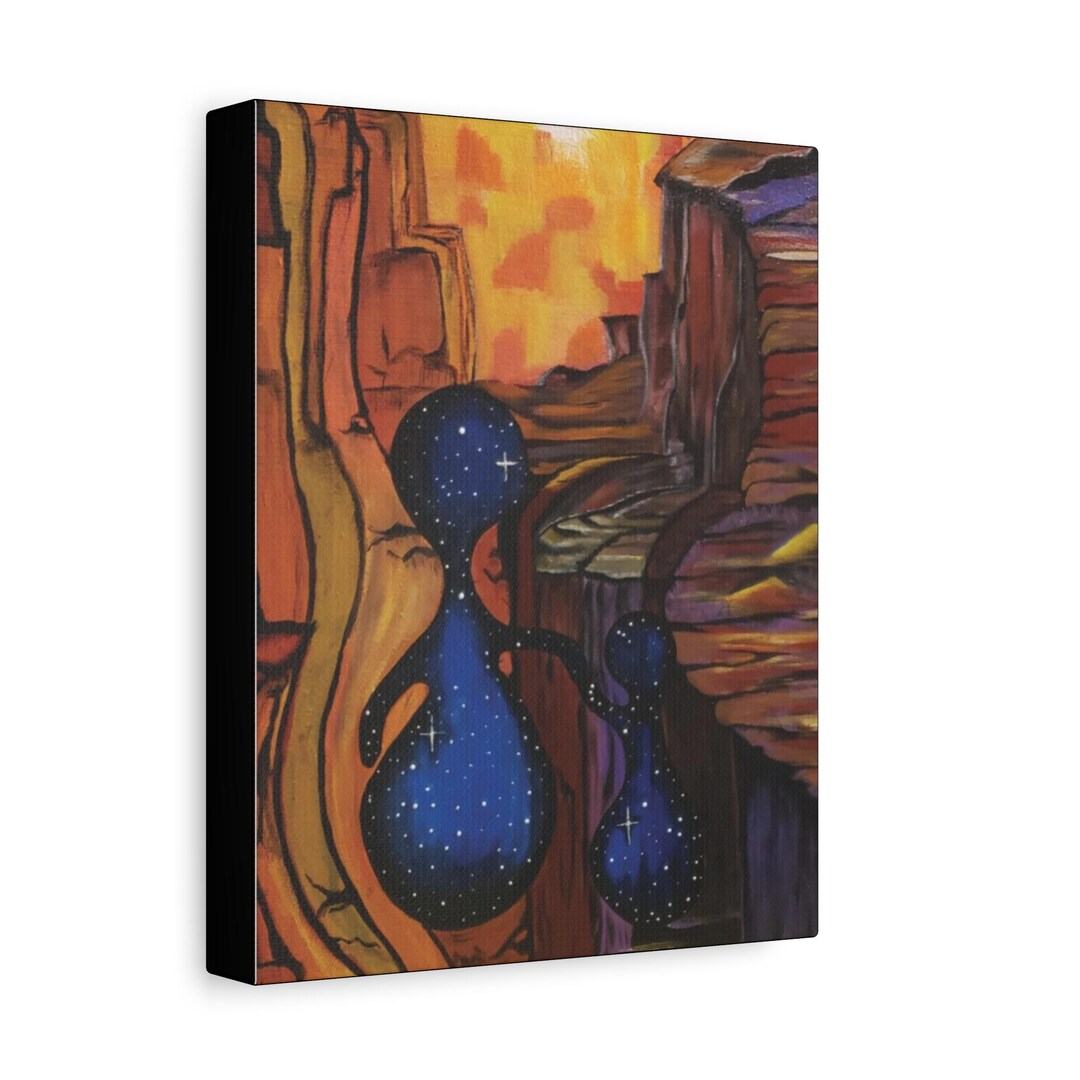 Sedona Soul Figures Canvas | Matte Stretched Wall Art 1.25" - Etsy