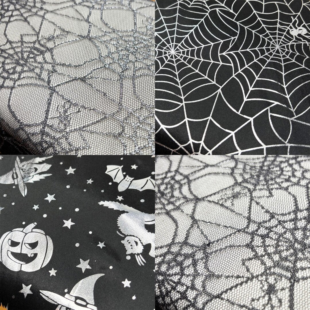 Halloween Lace Fabric Spider Web Netting Witch Costume Display ...