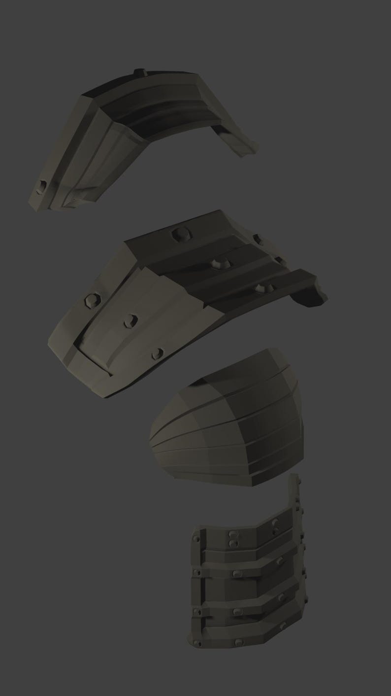 3D - Print Files - Shoulder Pauldron Armor - Etsy