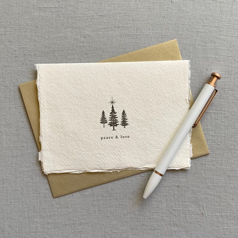 Simple Holiday Card - Etsy