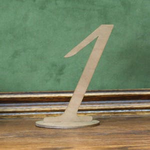 Laser Cut Table Numbers, Three Dimensional Table Numbers, Wood Table ...
