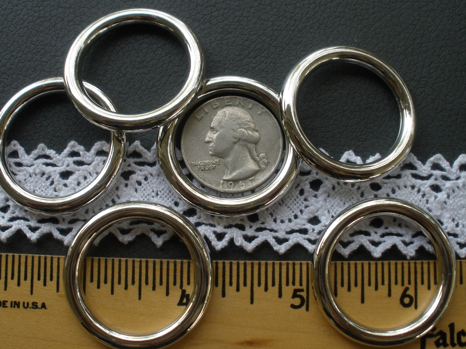 25mm ID / 35mm OD Silver Color Plastic O-rings Round 1 Inch - Etsy
