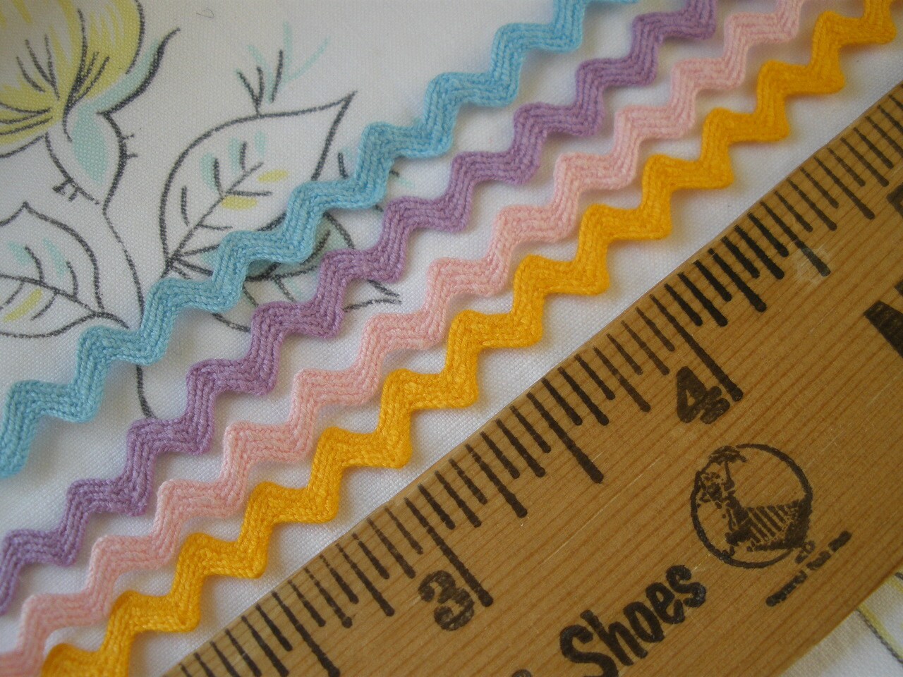 Vintage Baby Rick Rack Trim Pink Lavender Blue Gold Choose | Etsy