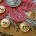 13MM Shiny Gold Textured Buttons Metallic Plastic 2 Hole Sew on 20L 1/2 ...